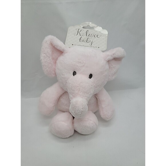 Kellytoy | Toys | Kellytoy Kluxe Baby Pink Elephant Plush Stuffed Toy W ...